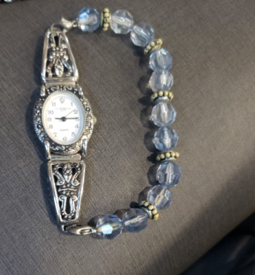 Vintage LA Express West Beaded Stainless Steel Back Watch | eBay