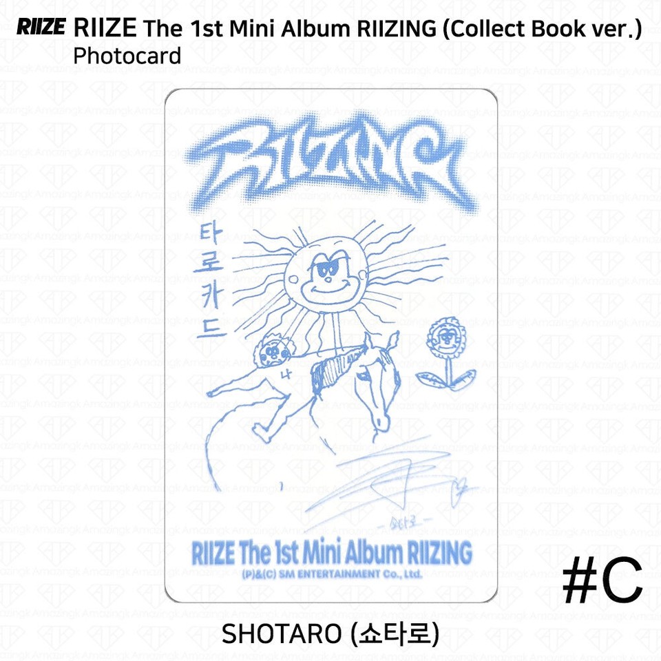 RIIZE The 1st Mini Album RIIZING Collect Book Photocard Portrait Photo ...