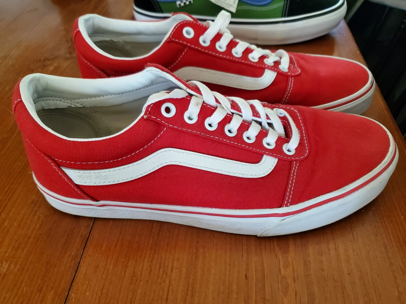 Vans Off The Wall 500714 Red White Casual Shoes Sneak… - Gem