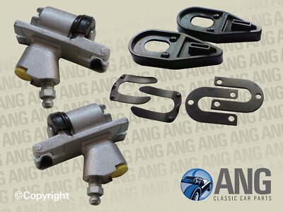 RELIANT REBEL,REGAL,ROBIN 3/4" WHEEL BRAKE CYLINDERS x 2 PLUS FITTING ...