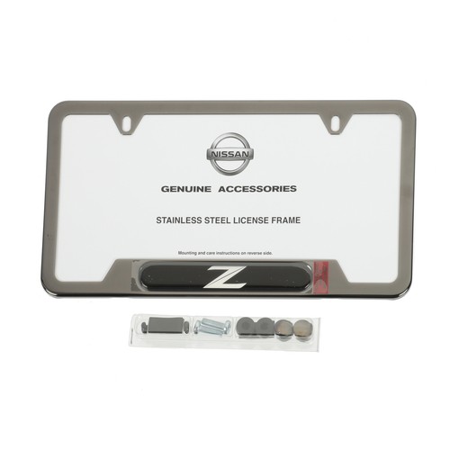 OEM 2009-2020 Nissan 370Z Black Pearl License Plate Frame NEW 999MB ...