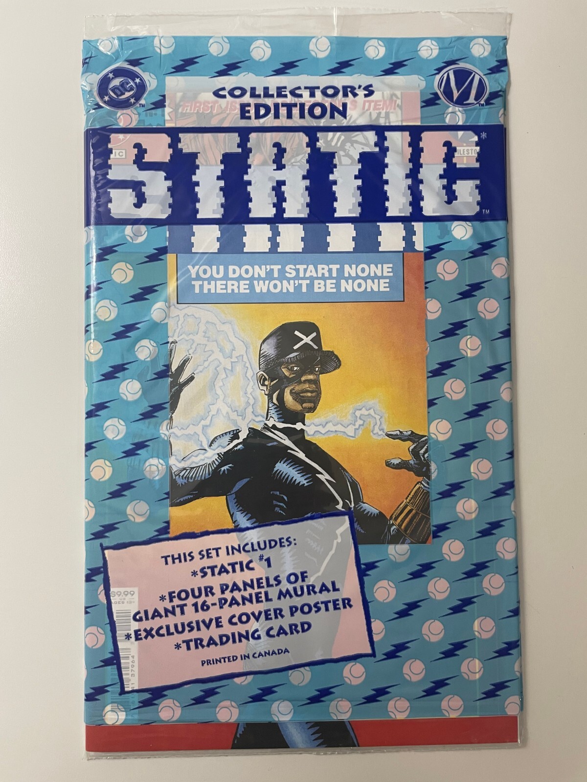 Static #1 Collectors Edition Sealed New 1993 S DC Comic Book Reprint ...