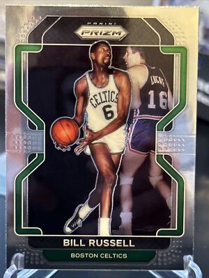 2021-22 Panini Prizm Basketball Bill Russell Base #254 Boston Celtics ...