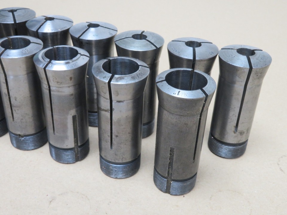 Hardinge 5C Collet Set 3/32" To 1" In Good Condition 21 Collets | eBay UK
