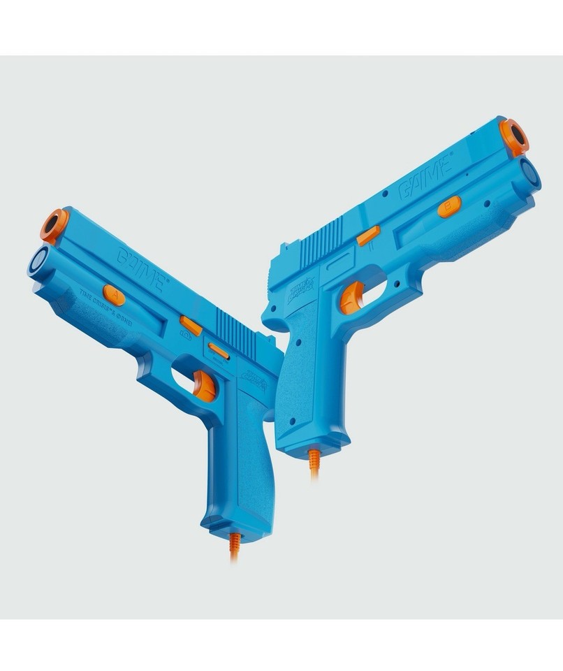 G'AIM'E Time Crisis+ Ultimate Pack, 2 x GAIME Light Guns & Pedal Set ...