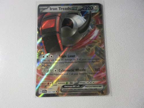 Iron Treads EX Scarlet and Violet Pokemon Card NM | eBay
