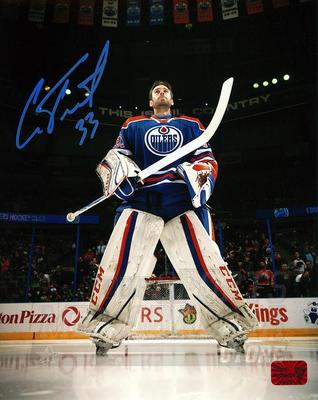 Cam Talbot Edmonton Oilers Signed Autographed Pregame Anthem 8x10 B | eBay