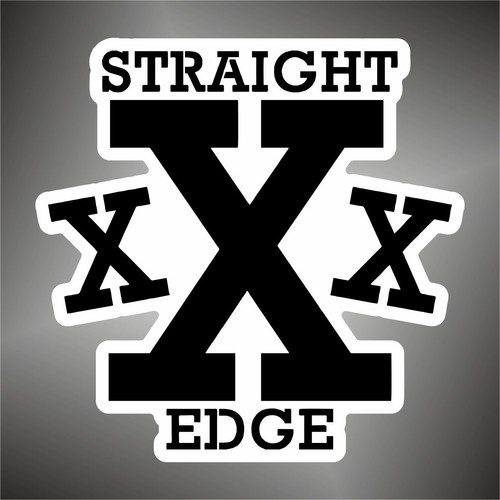 adesivo straight edge sticker decal aufkleber autocollant pegatina | eBay