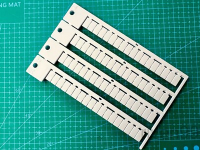 Lot 72pcs Murrplastik Snap-in Terminal Block Marker Plate Labels ...