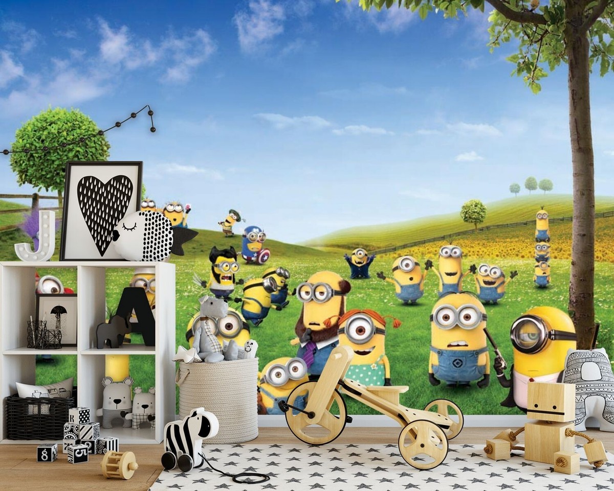 Fondo De Pantalla Del Modelo 3d De Minion