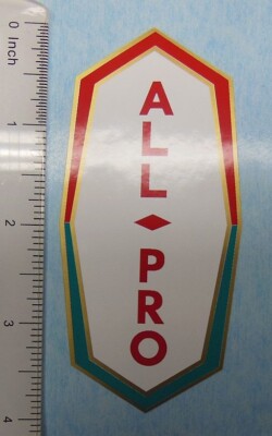 Huffy All Pro badge 4 inch | eBay