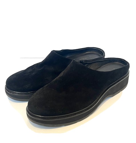 Vince mules black suede size 7.5 womens shoes slip ons | eBay