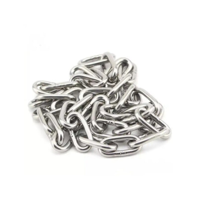 Rundstahlkette DIN 763 langgliedrig Edelstahl / Stahl verzinkt Ø 1,5 ...