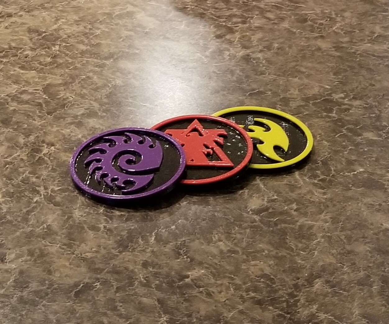 StarCraft Race Emblem Coasters - 3 Coaster Set | eBay