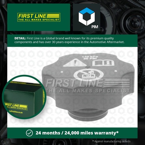 Radiator Cap fits VAUXHALL VIVA C16 1.0 15 to 18 B10XE Firstline ...