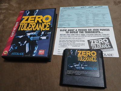 Missing Manual *** Zero Tolerance (Sega Genesis, 1994) - Registration ...