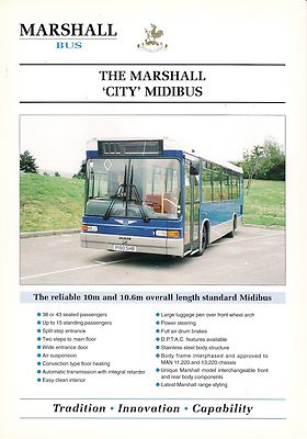 Specification Sheet - Marshall Bus - City Midibus - MAN 11.220 ...