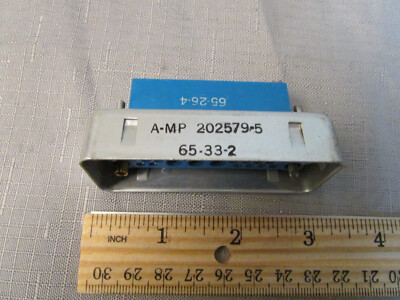 AMP 202579-5 NIM NIMBIN CAMAC Connector Female 23 Gold Plated Pins ...