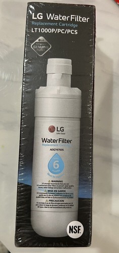 LG Water Filter Replacement Cartridge LT1000P/PC/PCS B3 New and Sealed ...