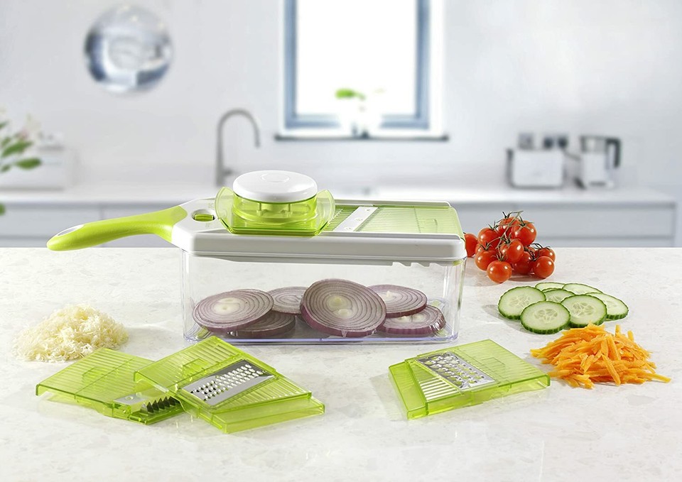 Tiabo Mandoline Slicer Set Slice, Cut, Grate, Julienne 4 in 1 | eBay