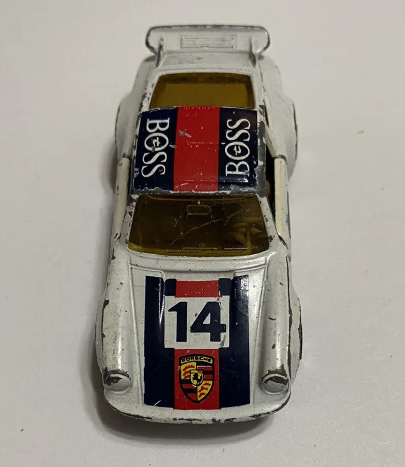 1978 Matchbox #3 Porsche Turbo White with Red-Blue Boss #14 Emblems | eBay