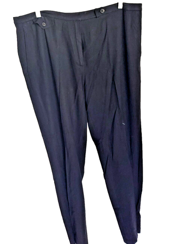 Lauren Ralph Lauren Women's Black Wool Blend Slacks Dressy or Business ...