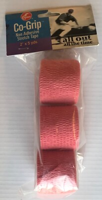 New Set Of 3 3-Roll Packs Of Cramer Co-Grip Non Adhesive Stretch Tape ...