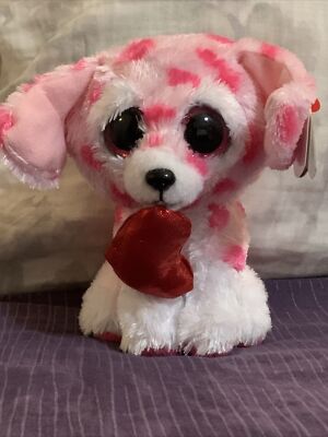 Ty Beanie Boos - RORY the Valentine Day Dog (6 inch) Plush Toy NEW 2024 ...