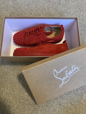 Christian Louboutin Mens Spike red bottom 43 (Red color) | eBay