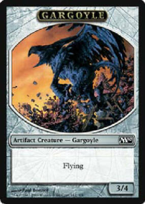 GARGOYLE TOKEN X4 4 4X Magic 2010 MTG Magic the Gathering Cards DJMagic ...