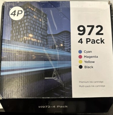 Compatible Ink Cartridge Replacement for HP 972X 972 X 4 Pack | eBay