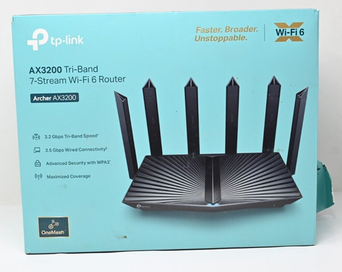 TP-Link Archer AX3200 Tri-Band 7-Stream Wi-Fi 6 Router 840030701658 | eBay