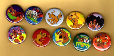 SCOOBY DOO 1.25” Button Set LOT Of 10 Pins Pinbacks | eBay