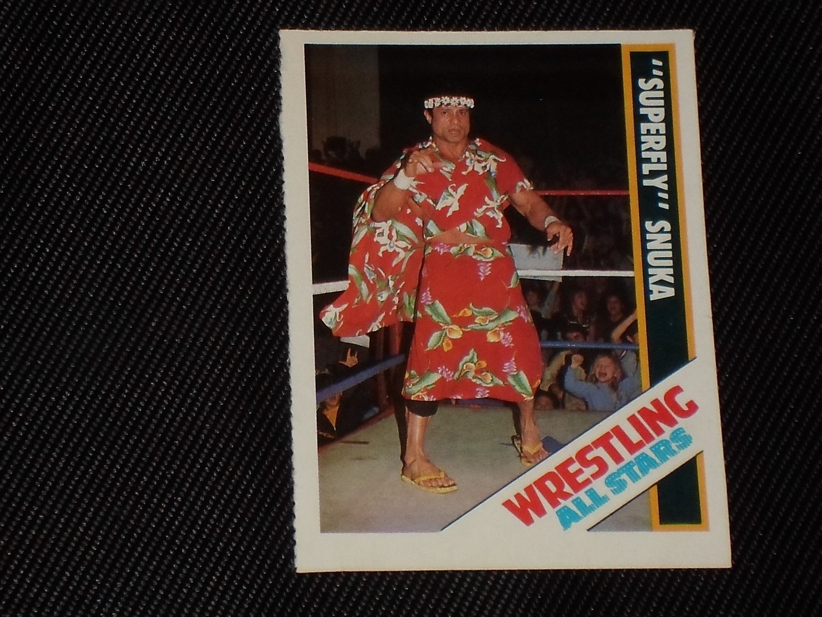 JIMMY "SUPERFLY" SNUKA 1985 WRESTLING ALL STARS MAGAZINE CARD WWF ...