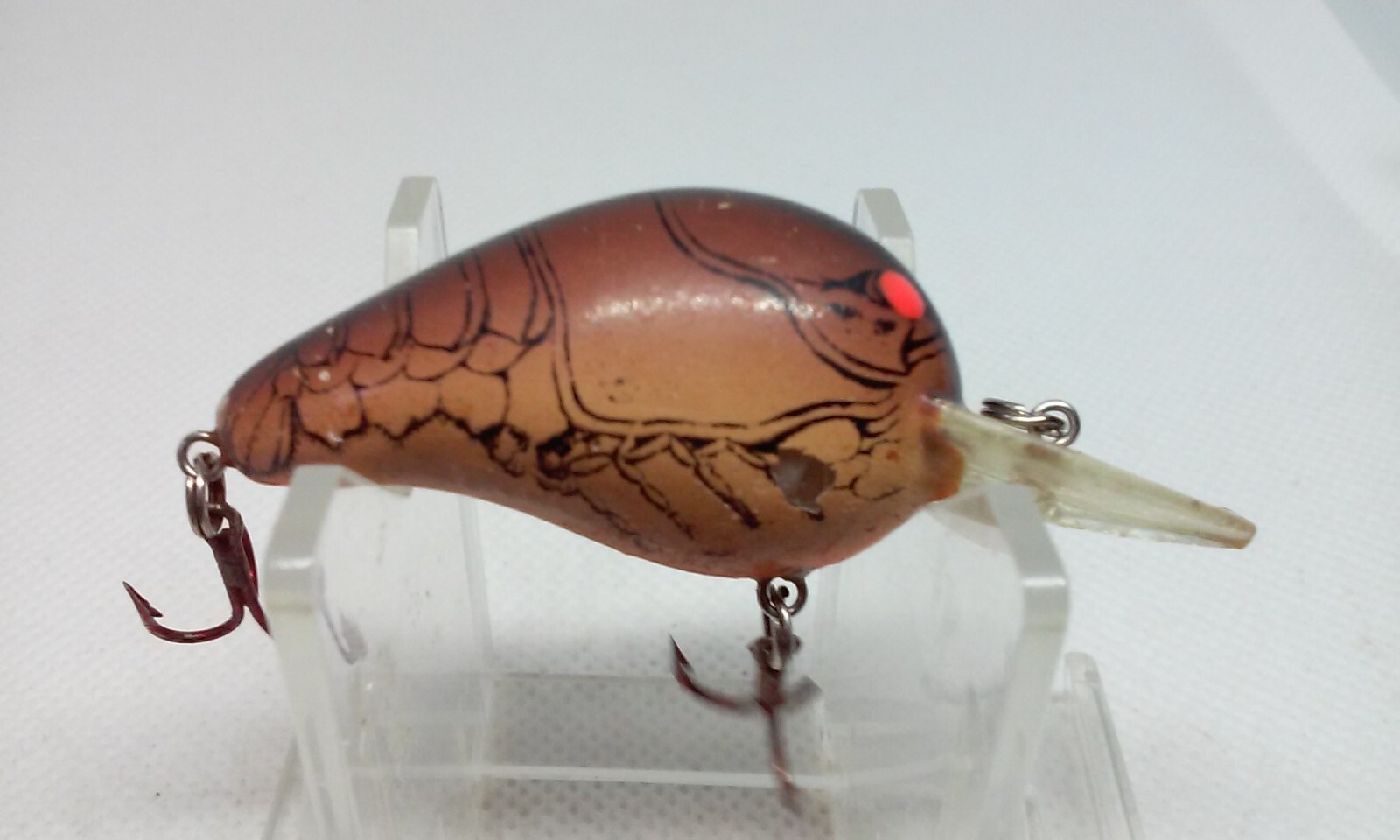 BOMBER Model Fat A 4F Dark Brown Crawdad 1 1/2" Diving Crankbait 1/5oz ...