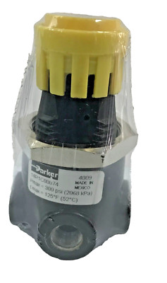 PARKER 14R1C00074 Compact Air Pressure Regulator 1/4 in. P.Max. 300 psi ...