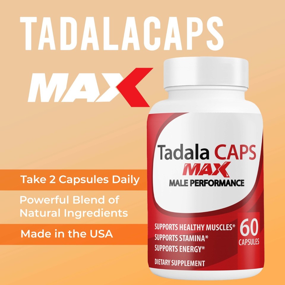Tadala Advanced Pill for Men Max Strength Tadala Formula Supplement 300 ...