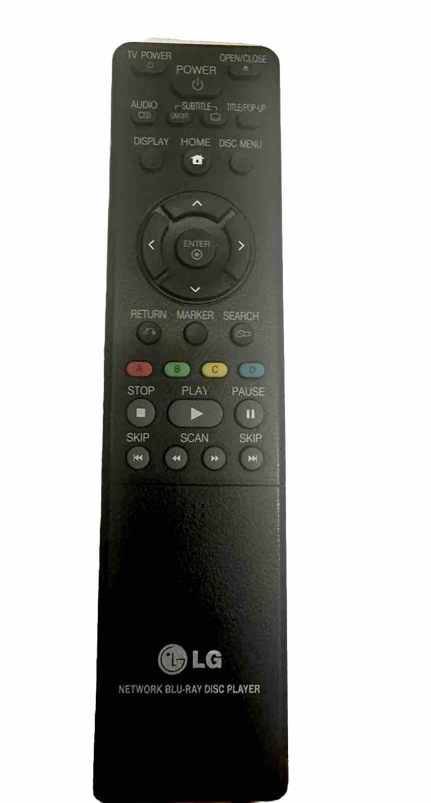 LG Network Blu-Ray Disc Player Remote Control ADAM22P20P | eBay