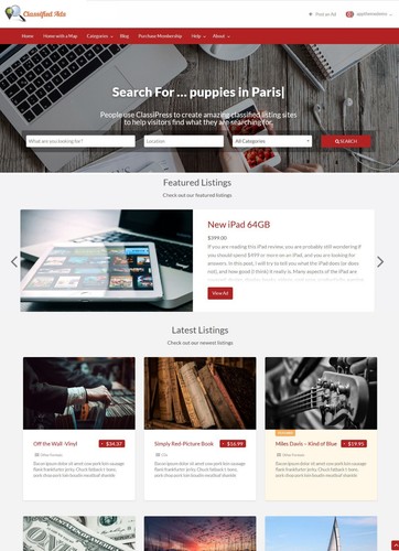 Professional classified ads website + Free Host & Install | eBay