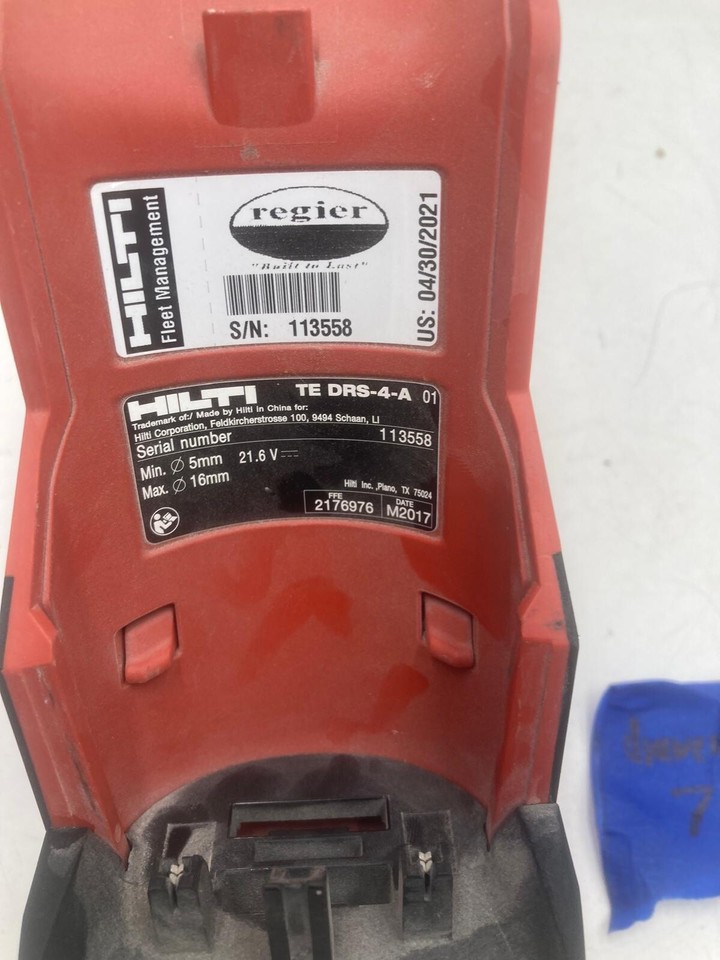 Hilti TE DRS-4-A Dust Collector | eBay