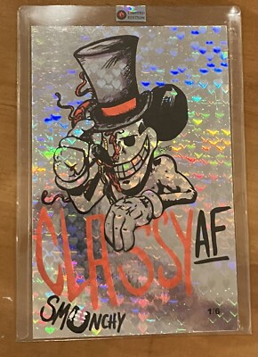 Classy AF Willie FOIL Heart Print W Custom Venomized Remarque Sig By ...