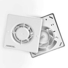 Steeple Sf4tn 4 Inch Bathroom Kitchen Extractor Fan With Timer UK Made ...