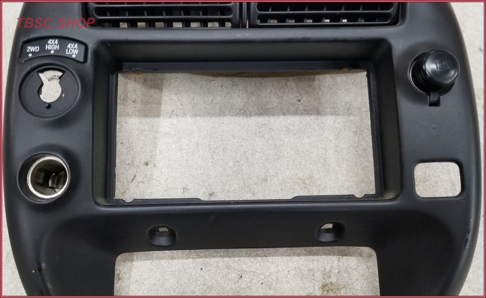 1995 to 2004 FORD RANGER RADIO DASH VENTS TRIM BEZEL 4x4 BLACK High Low ...
