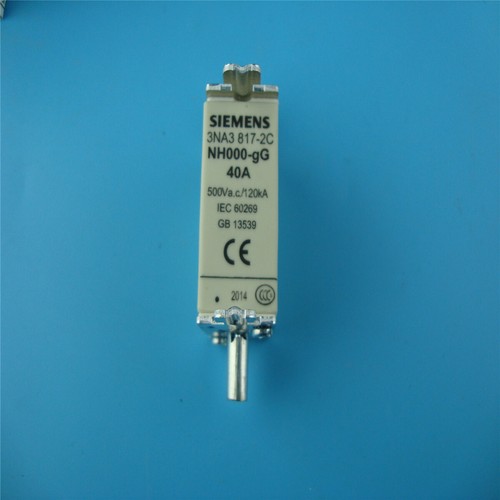 3PCS/1 box New Siemens 3NA3817-2C Fuse NH000-gG 40A 500V Free Shipping# ...