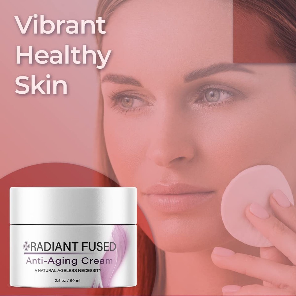 2-Radiant Fused Ageless Moisturizer Cream for Wrinkle,Anti-Aging,Skin ...