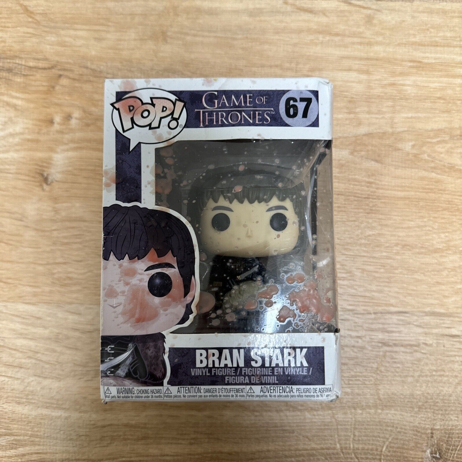 Funko Game Of Thrones BRAN STARK #67 Vinyl Figure In Wheelchair Knife ...