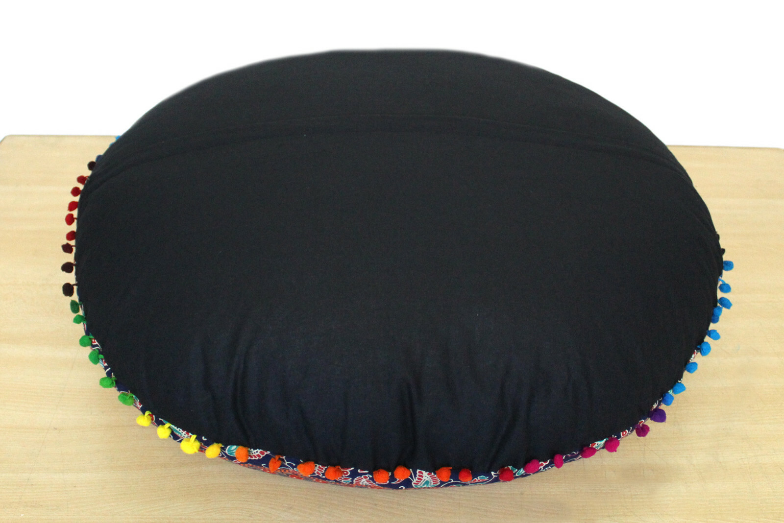 32" Round Cushion Cover Decorative Pillow Covers Floral Mandala Cushion ...