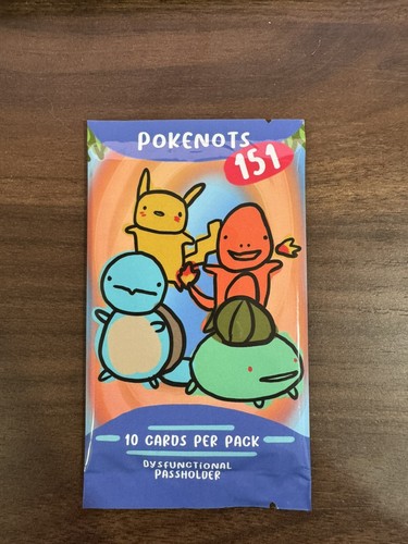 Pokenot Pokenots 151 Booster Pack -Dysfunctional Passholder Parody ...