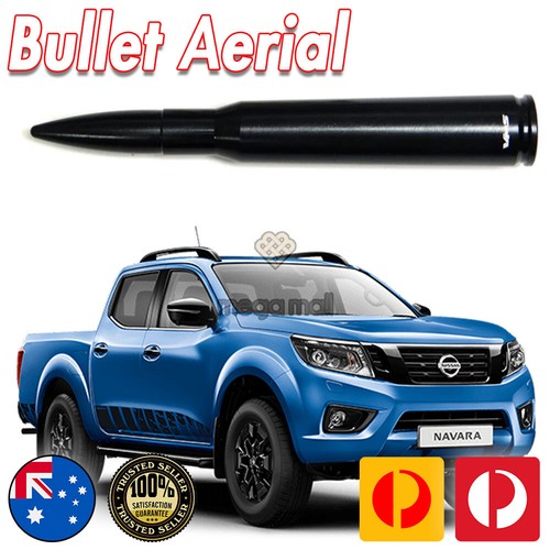 Black Antenna Aerial Bullet Stubby Bee Sting for Nissan Navara D40 D23 ...