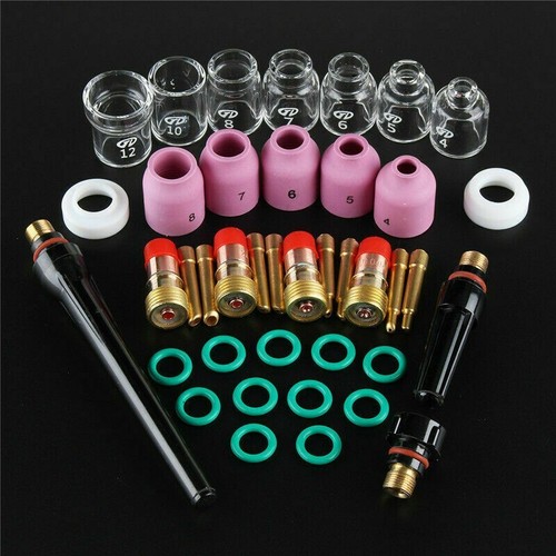 TIG Stubby Gas Lens Kit Compatible with For WP17/18/26 Welding Torches ...